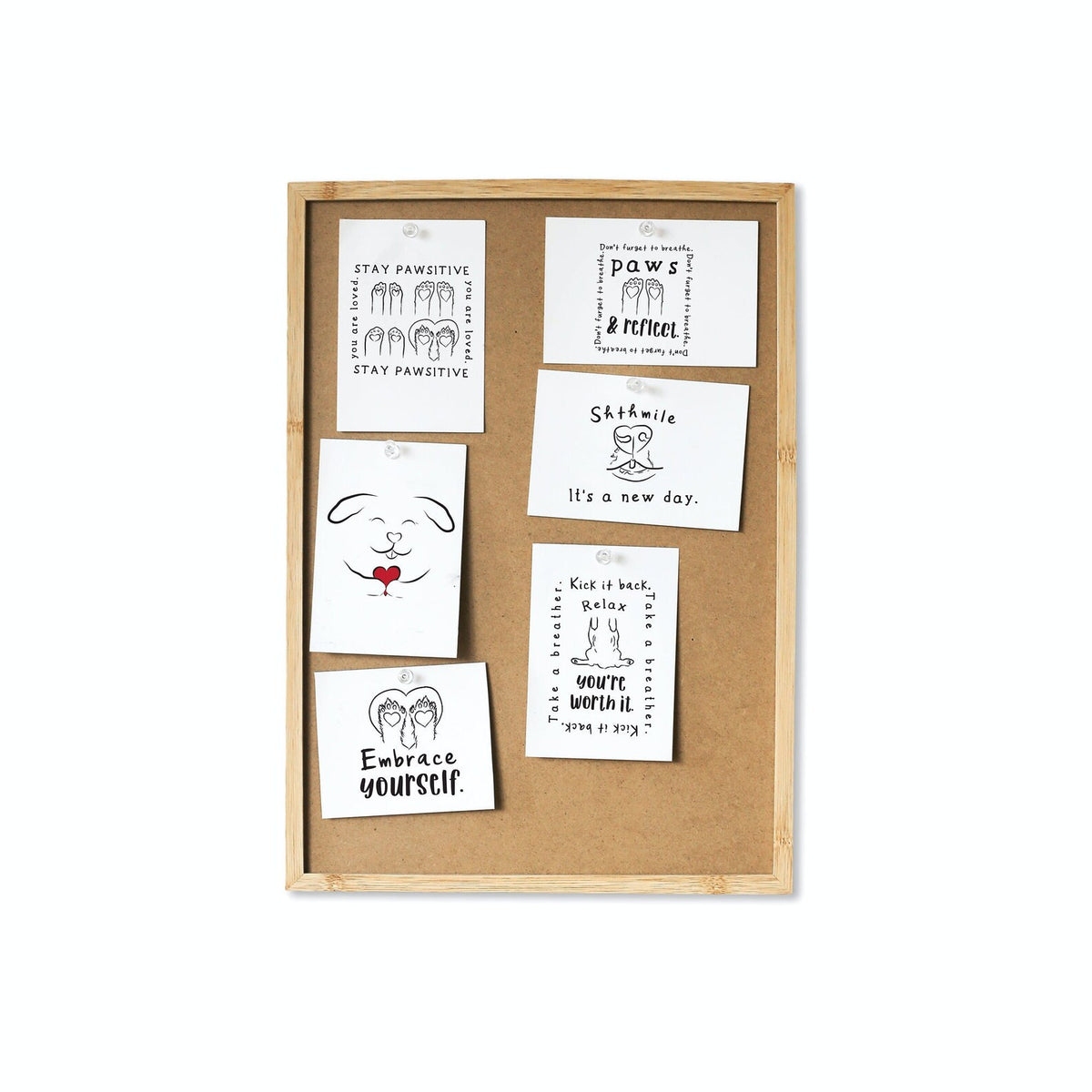 Pawsitive Affirmations Set of 6 5x7 Prints Set – barkleyandwagz.com
